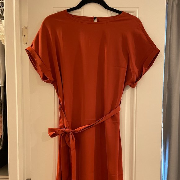 SHEIN | Dresses | Burnt Orange Shein Dress | Poshmark
